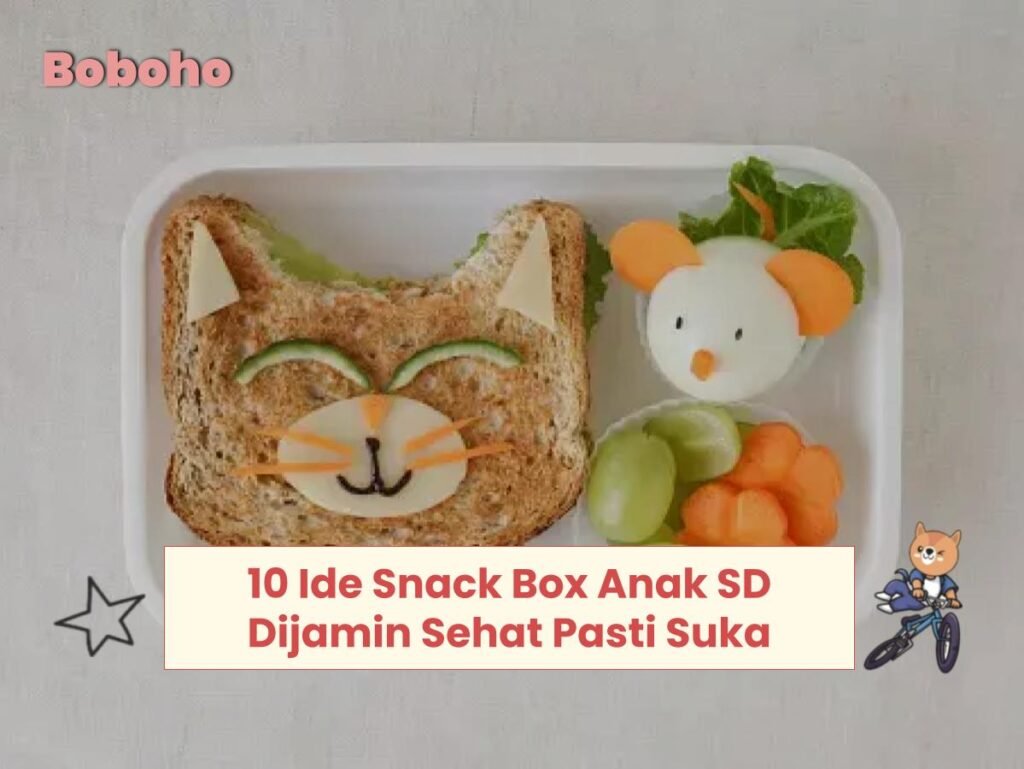 10 Ide Snack Box Anak SD, Dijamin Sehat Pasti Suka! - Boboho Snack